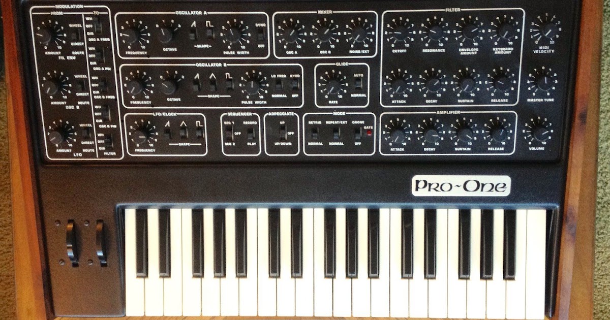 MATRIXSYNTH: Sequential Circuits Pro One with Velocity Sensitivity MIDI