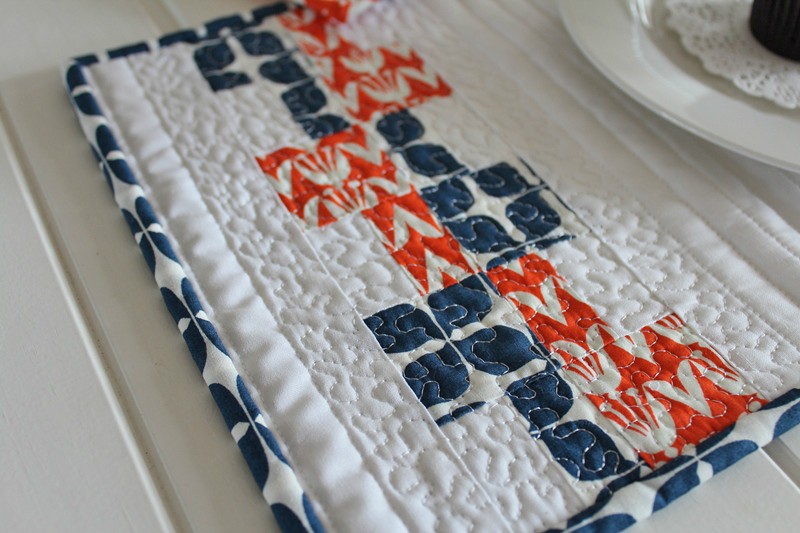 {Free Pattern} Geo Placemats + Blush Fabric Blog Tour - Threadbare ...