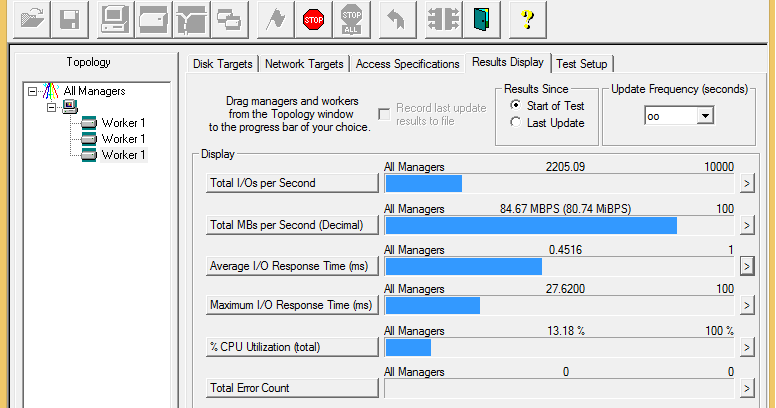 IOmeter Quickstart Guide ~ Peter Manton :: Tech Notes