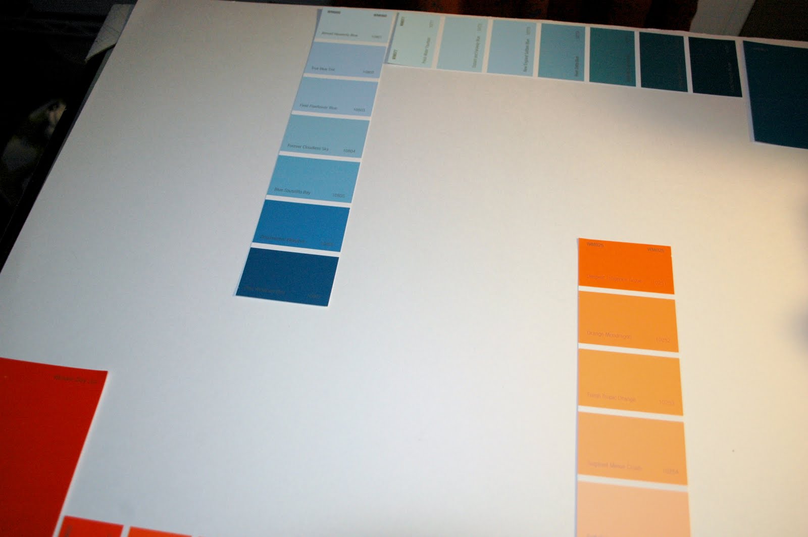 Paint chip art - Zodirowe