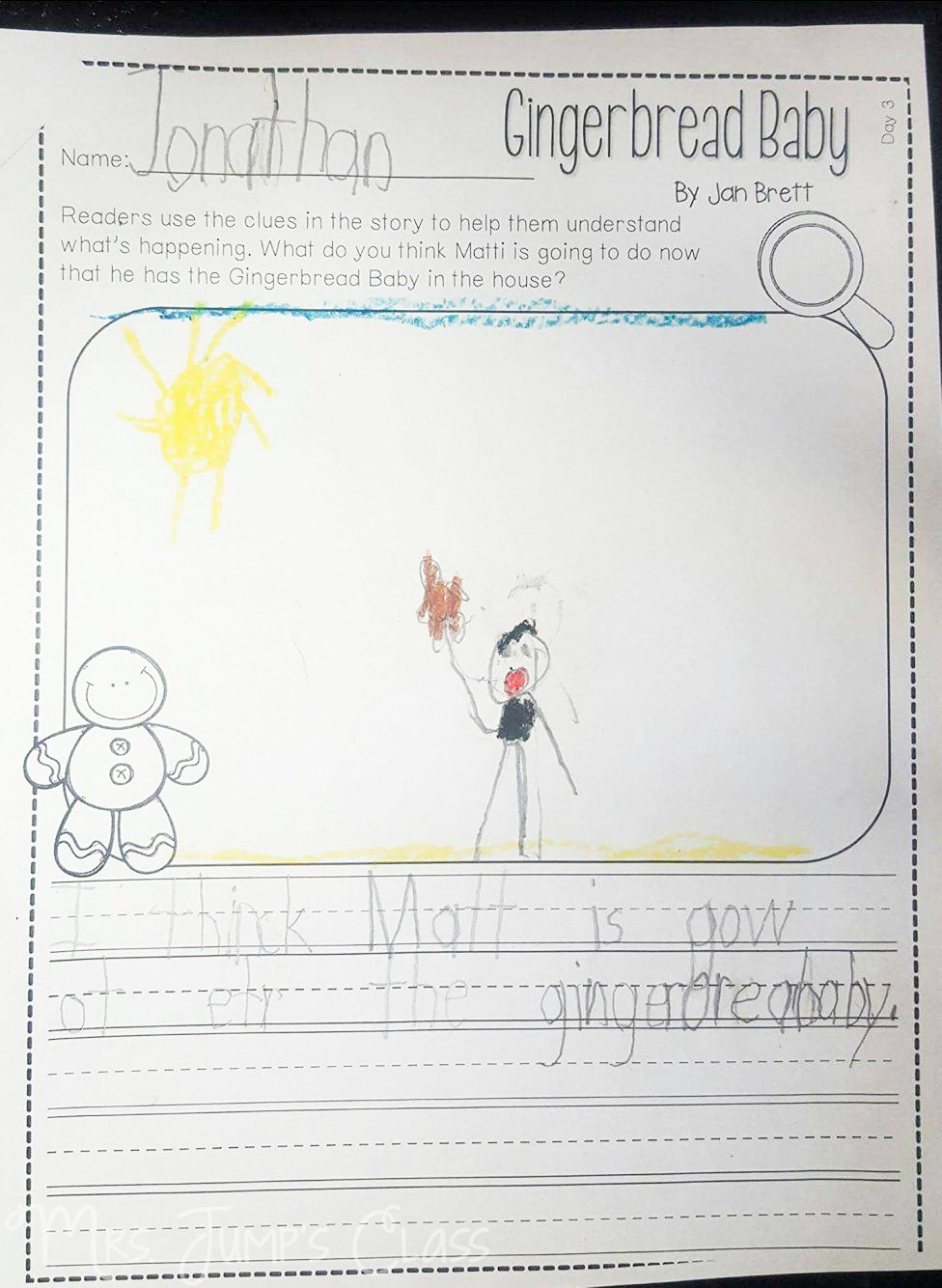Gingerbread Week Lesson Plans for Kindergarten and first grade