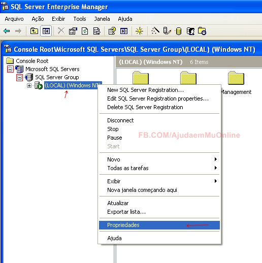 Como colocar SQL em conexão remota | Ajuda em MuOnline - Melhor Portal ...