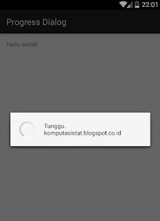 Membuat Progress Dialog -Android ~ Oddsay