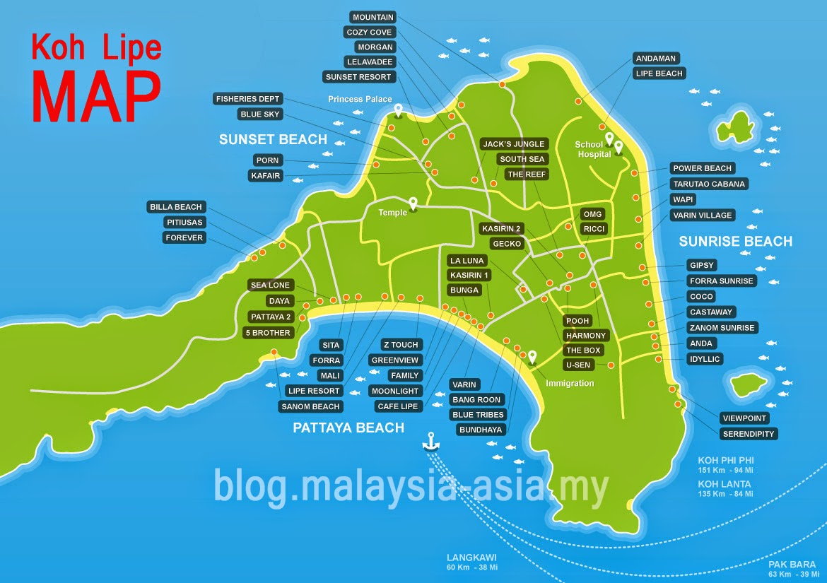 Koh Lipe Map