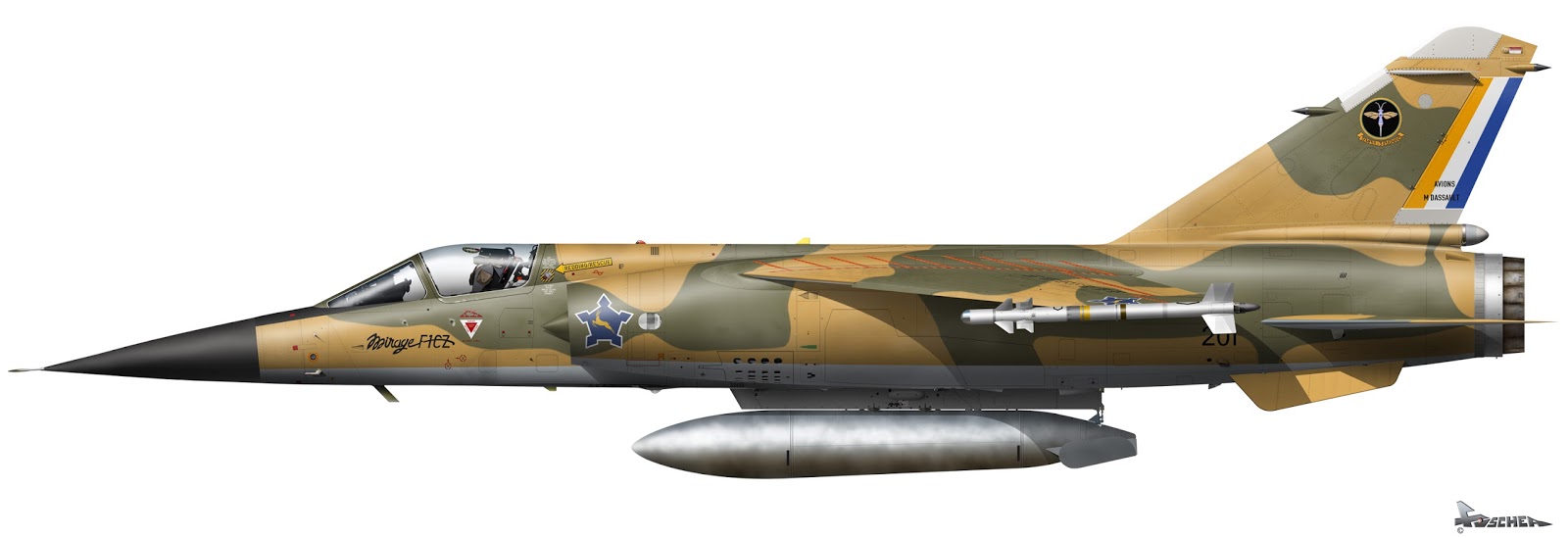 Dassault Mirage F1 CZ - Suid-Afrikaanse Lugmag (South African Air Force)