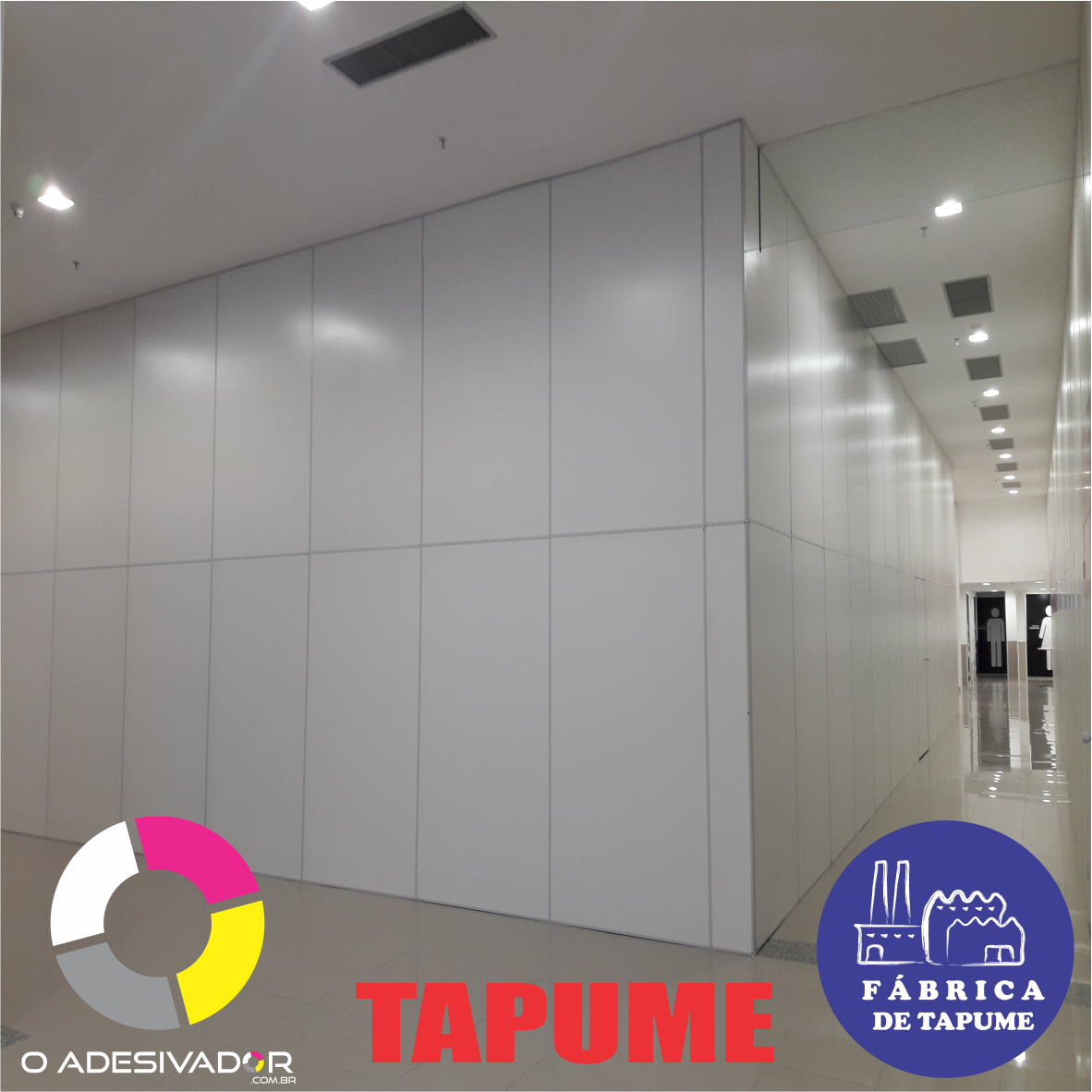 ADESIVAGEM DE TAPUME