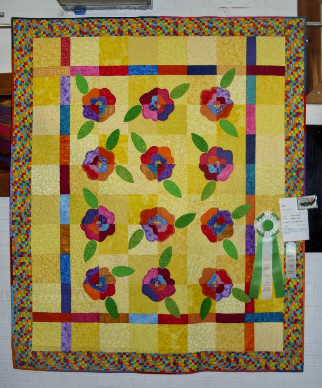 Elizabeth's Quilt Projects: Winning Show Ribbons