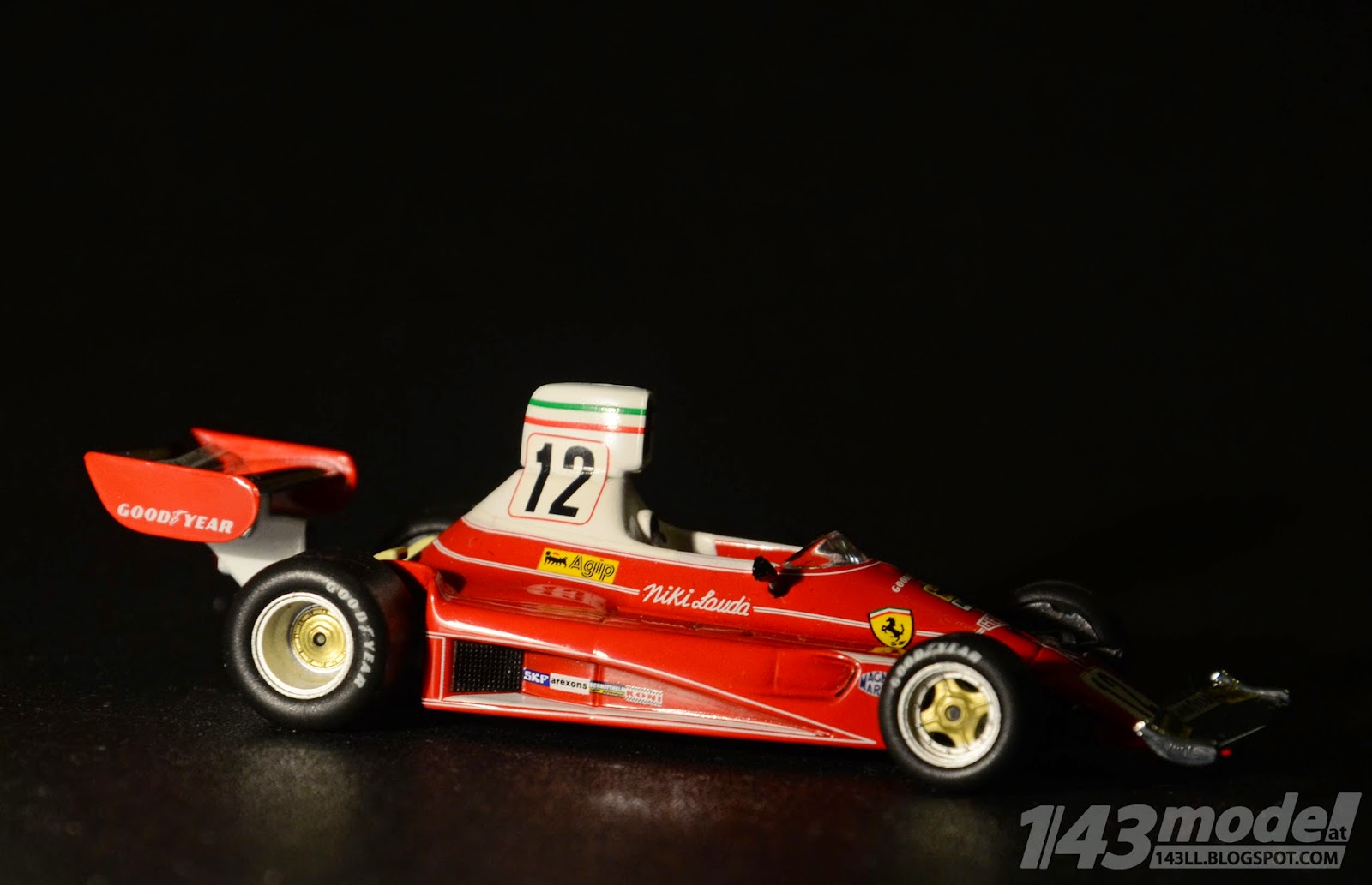 143modell: Ferrari 312T, Ixo La Storia 1/43
