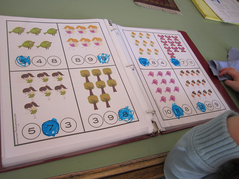 Frills: Preschool book, File Folder Games