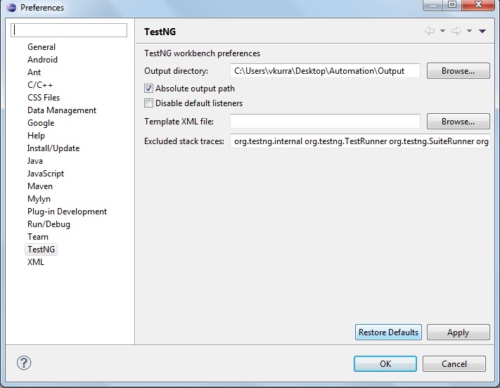 Selenium Home Webdriver Tutorial Part 4 Working With Testng Framework In Eclipse