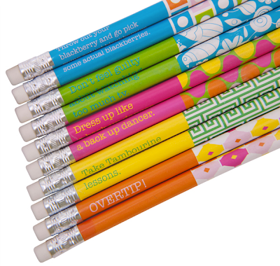 The Pink Chalkboard: Fun Pencils