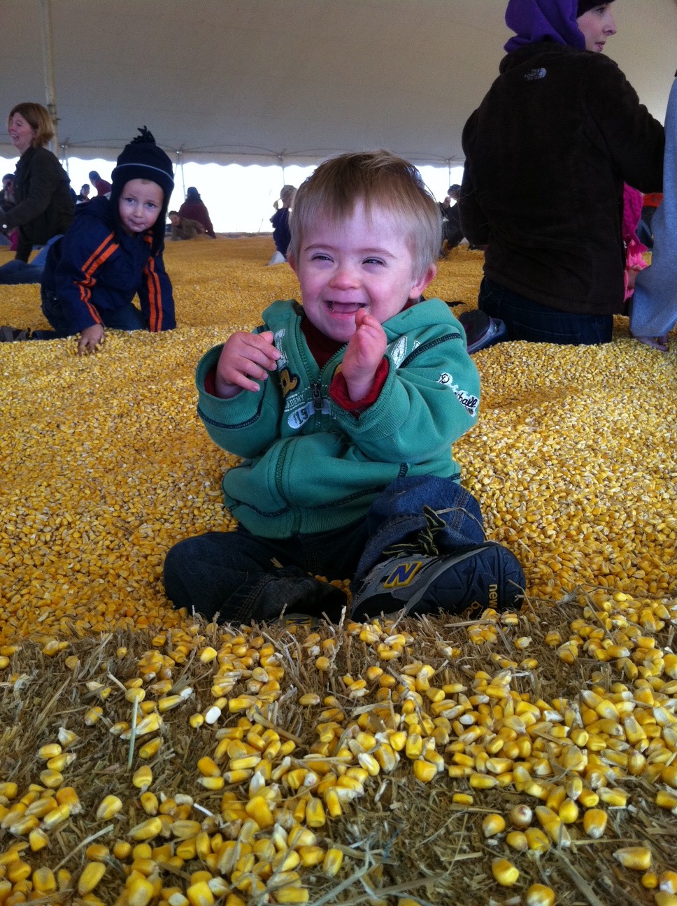 A Little Something Extra: 31 for 21 Day 15: He went in the corn pit