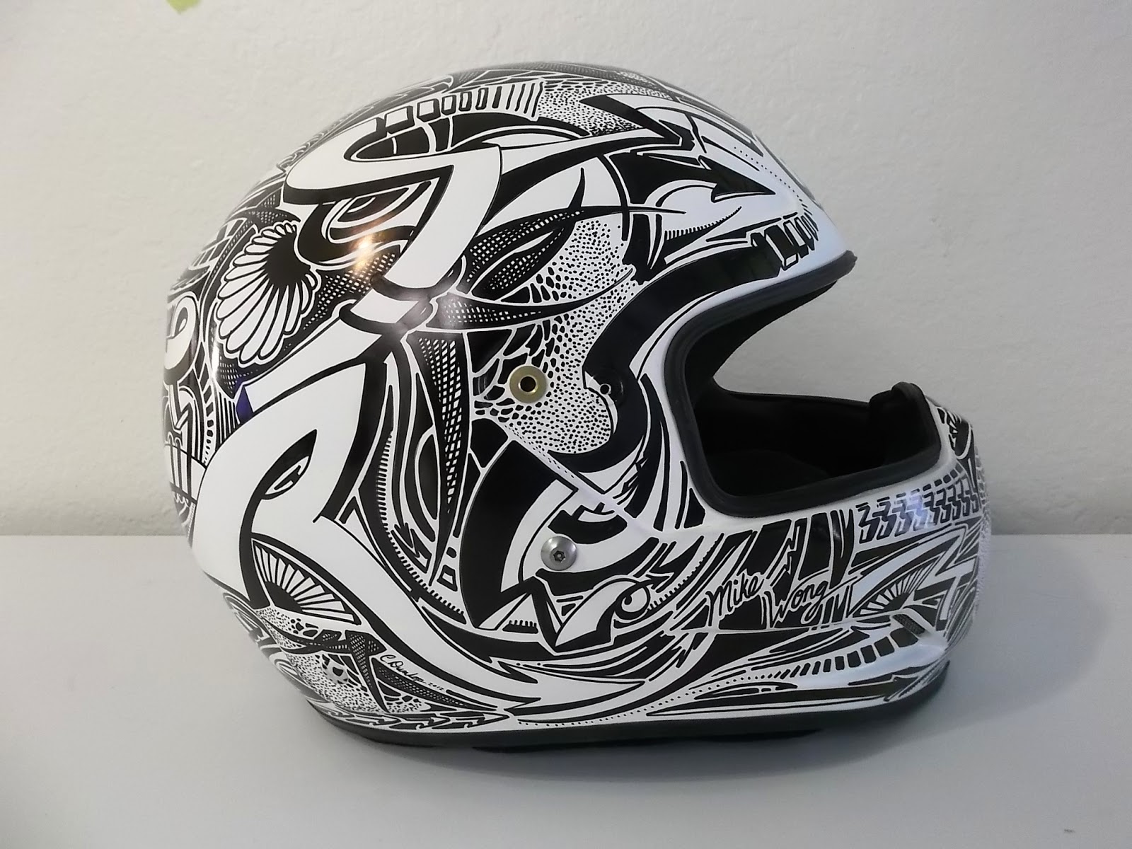 Pinstripe Chris: The Sharpie Helmet