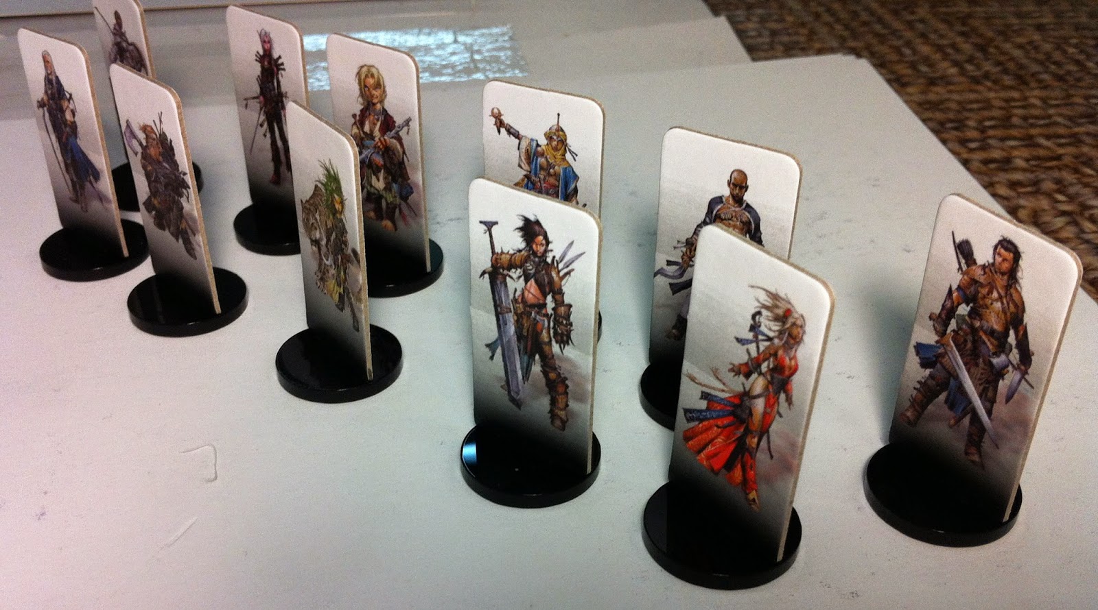 Настольные игры ручной работы Хана Тохтамыша: Pathfinder Tokens