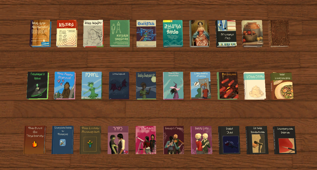 Decat's Sims 2 Creations: Deco Book add ons