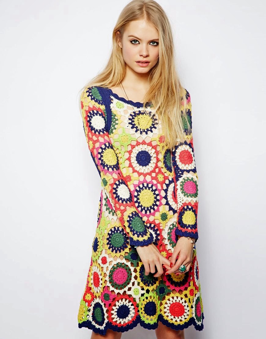Crochetemoda Blog: Vestido de Crochet
