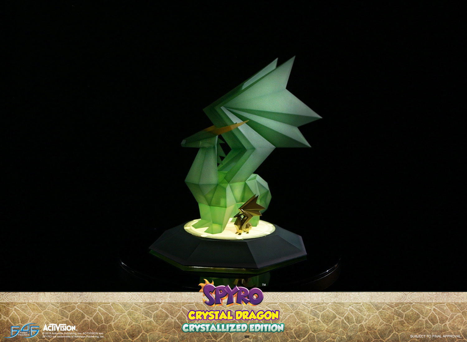 Spyro the Dragon - Crystal Dragon Statue (First 4 Figures)