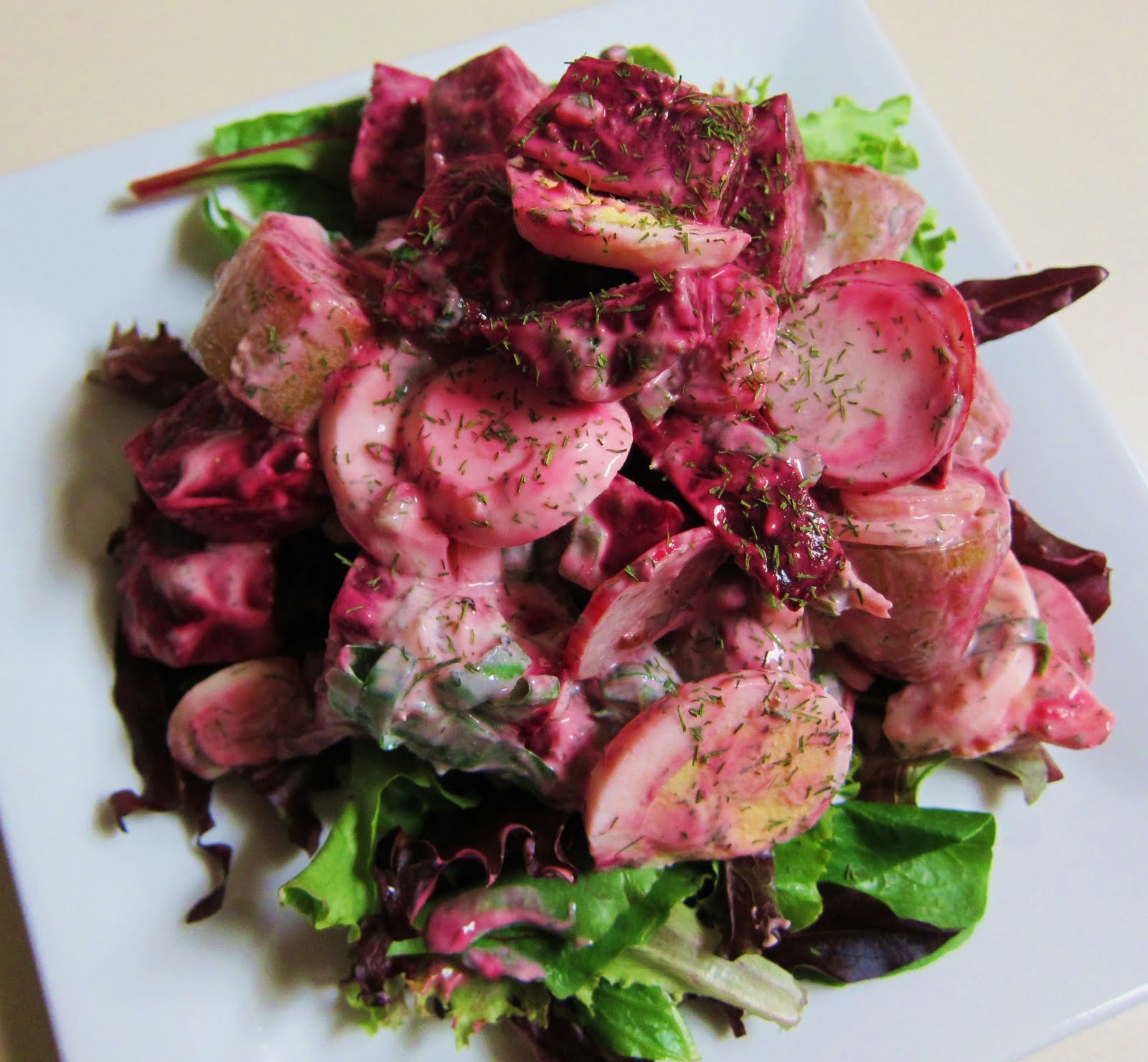 Garlic and Sea Salt: Spring Beet and Potato Salad