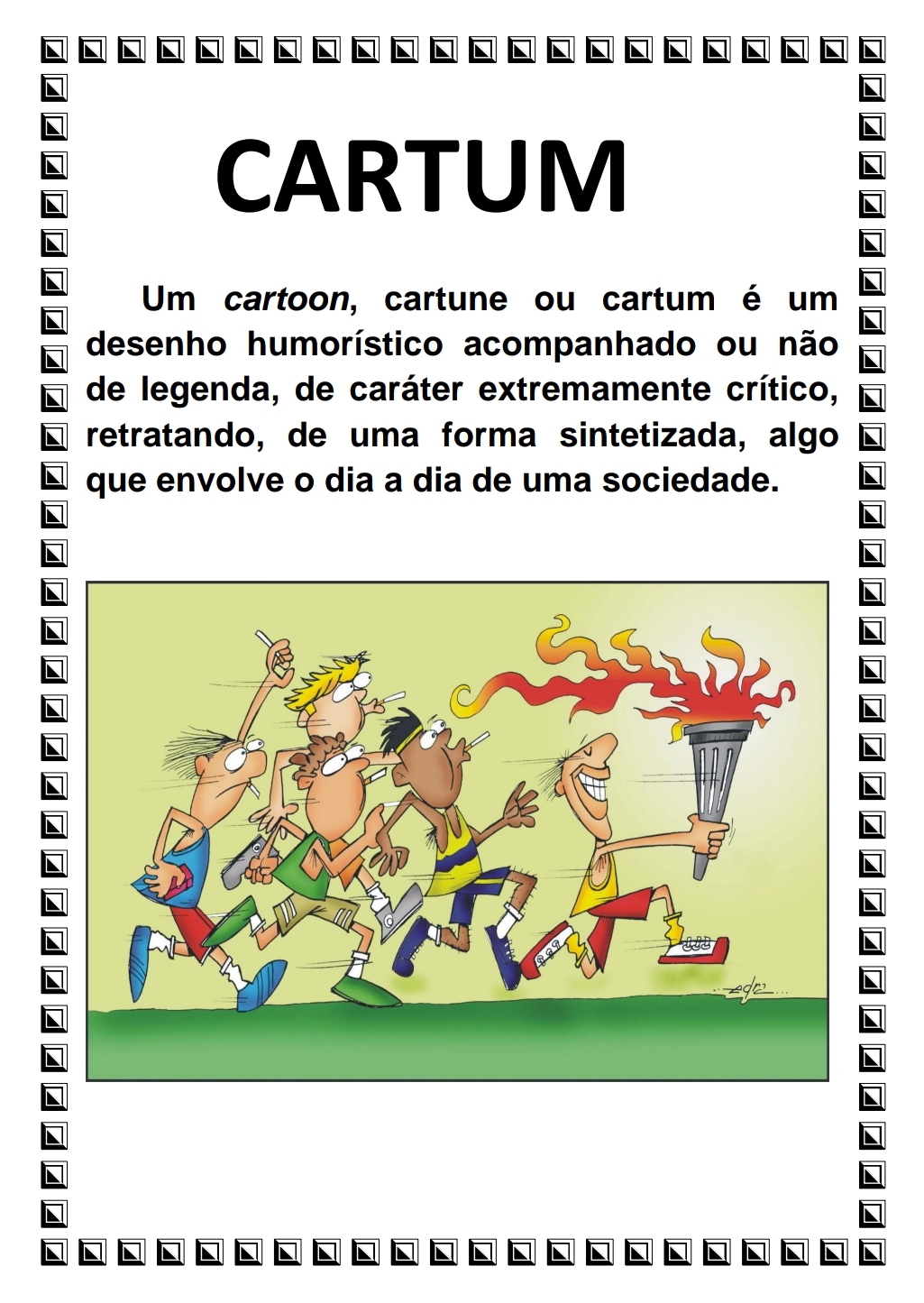 Gêneros textuais Cards coloridos e ilustrados de gêneros textuais ...