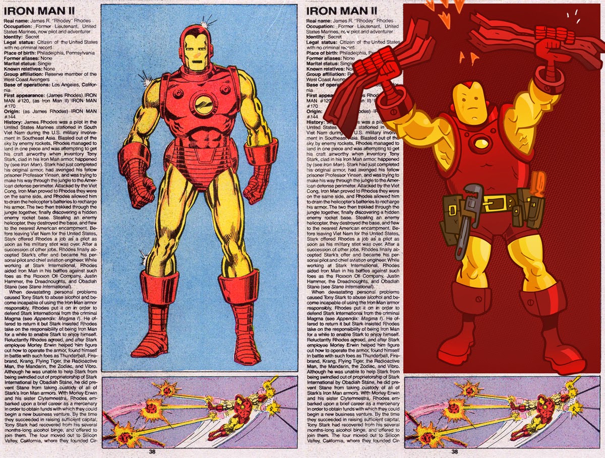 The Official Handbook to the Marvel Universe - REDUX Edition: IRON MAN ...