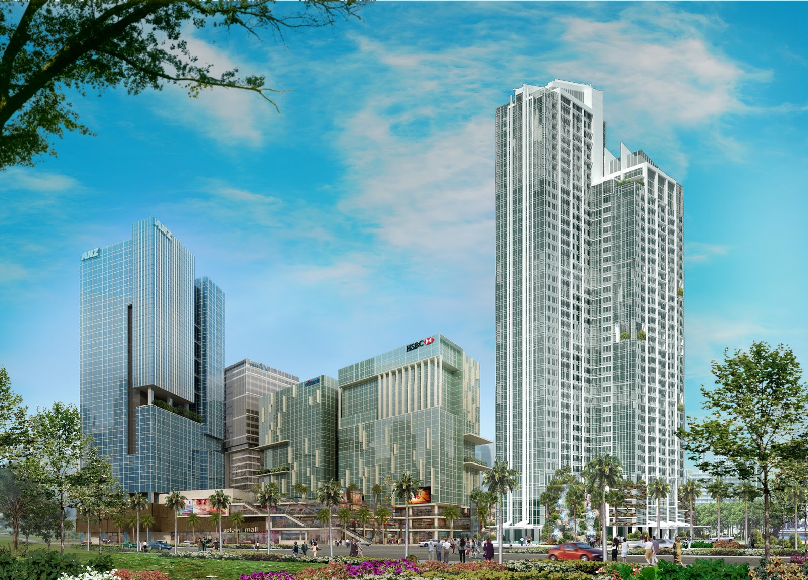 UPTOWN BONIFACIO | Uptown Mall + Offices + Alliance Global Tower [4T ...