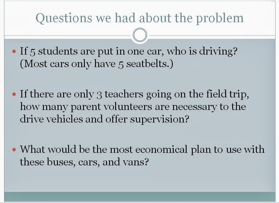 Mom and Me Math Activities: 4.NBT.5 Buses, Vans, and Cars Problem Solving