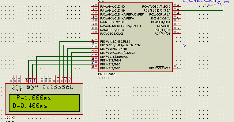 Learning PIC Programing with XC8 Compiler: Measure Period and Duty Cycle using CCP2 and TIMER1