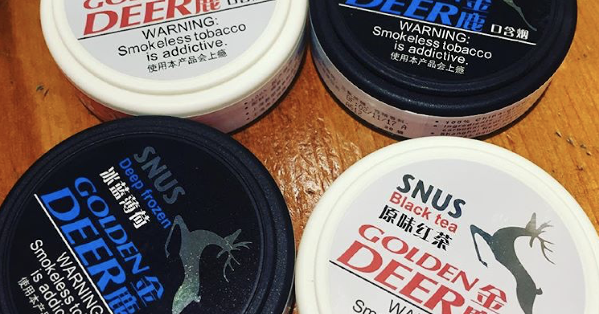 Golden Deer - Chinese Snus. 12 May 2017.