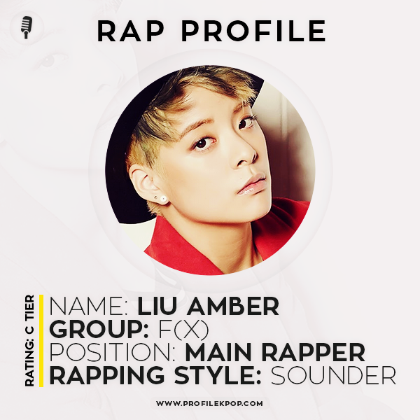 Amber (f(x)): Rap Profile - Profile Kpop – Vocal and rap skills with ...