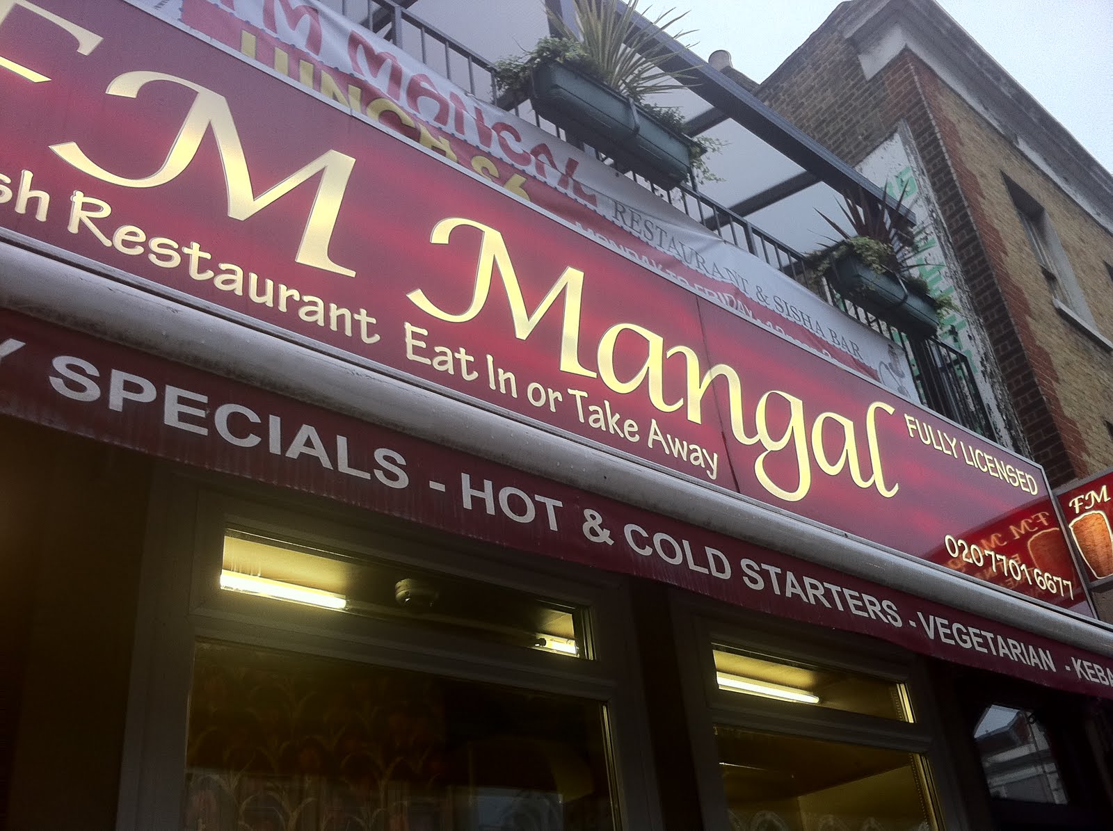 Cheese and Biscuits: FM Mangal, Camberwell