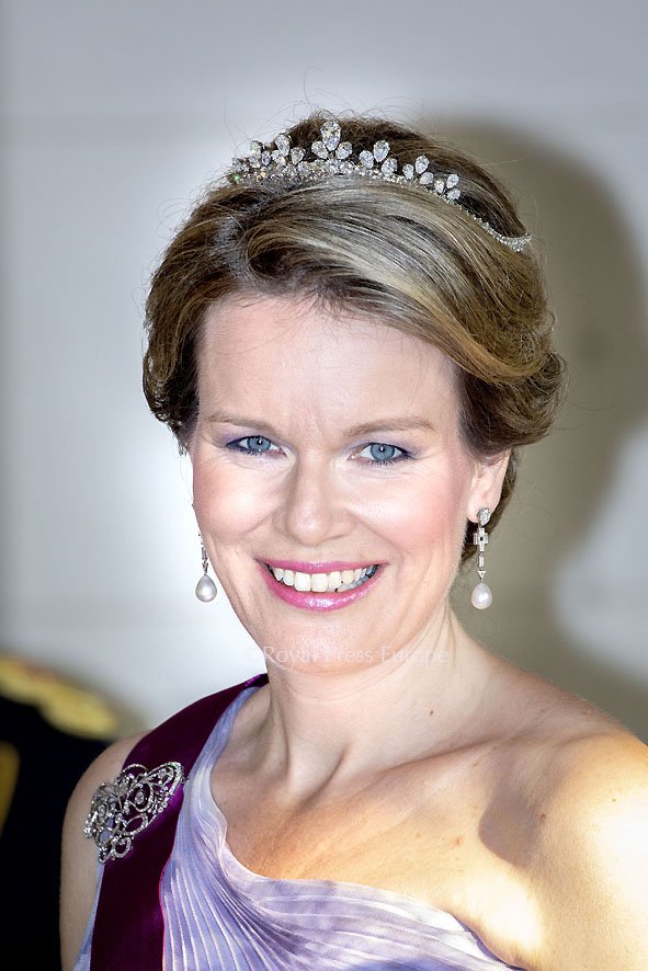 Queen Mathilde: Jewels: Butterfly Brooch