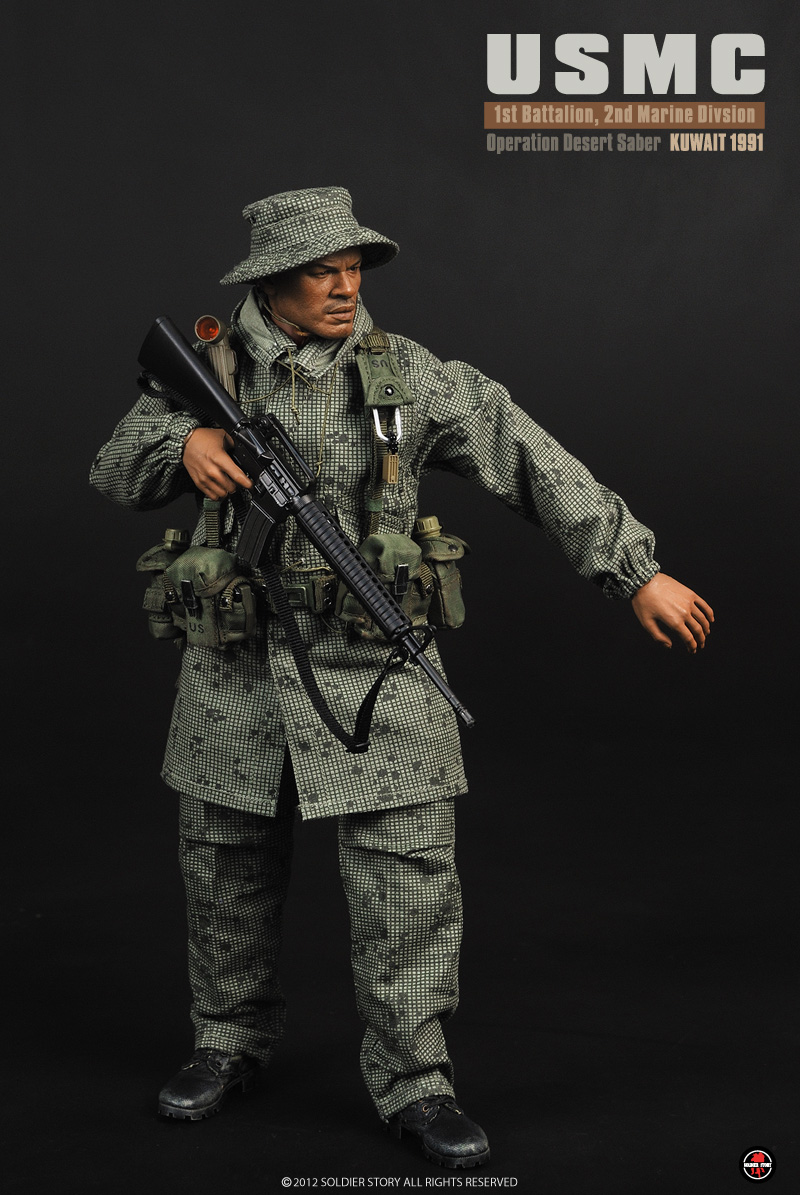 toyhaven: Preview Soldier Story 1991 Operation Desert Saber 1/6 USMC ...