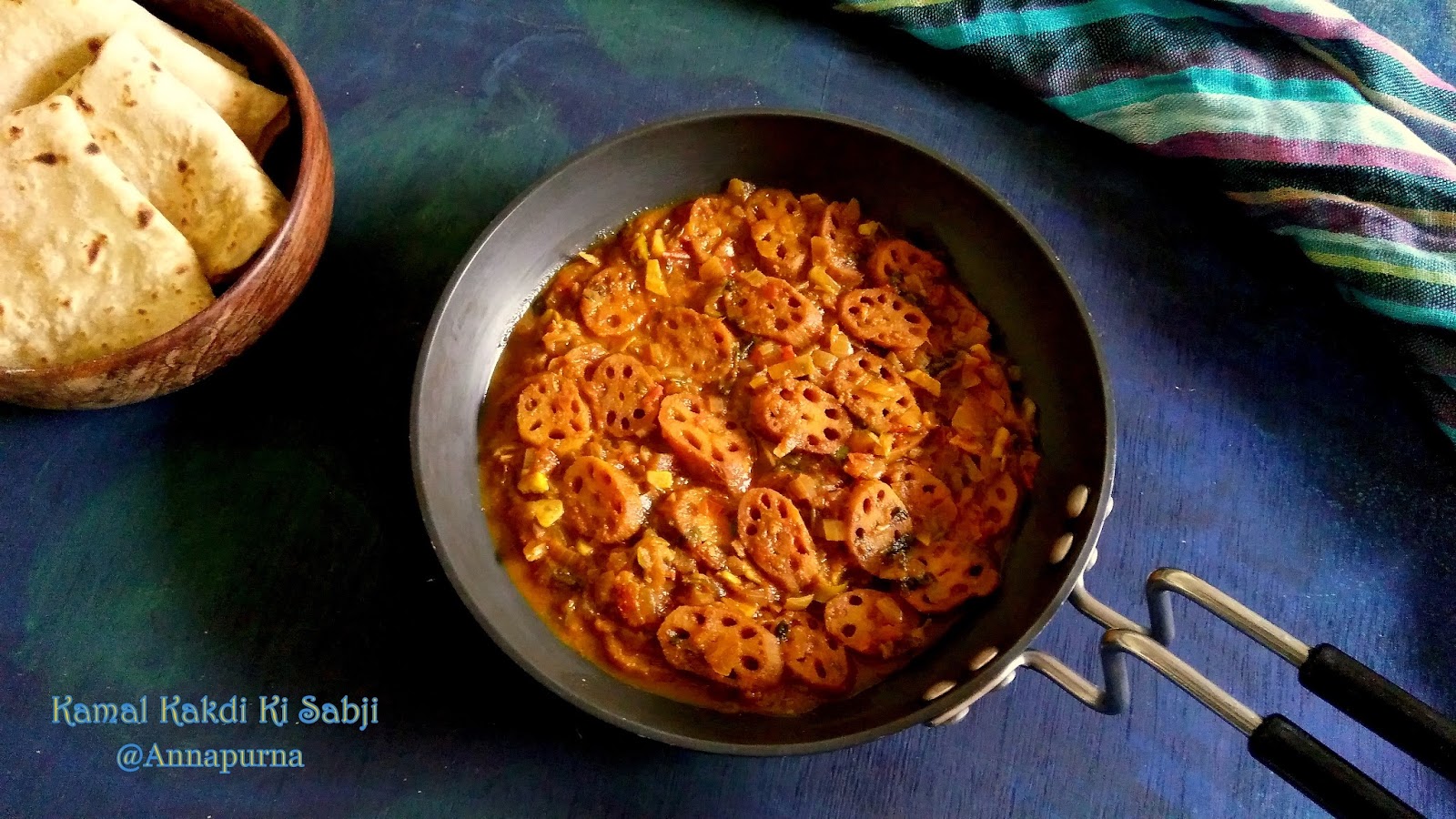 Annapurna: Kamal Kakdi Ki Sabji / Lotus Stem Curry Recipe