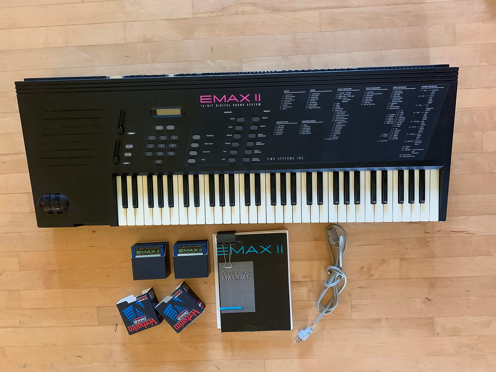 MATRIXSYNTH: E-MU Systems Emax II SN 01100422