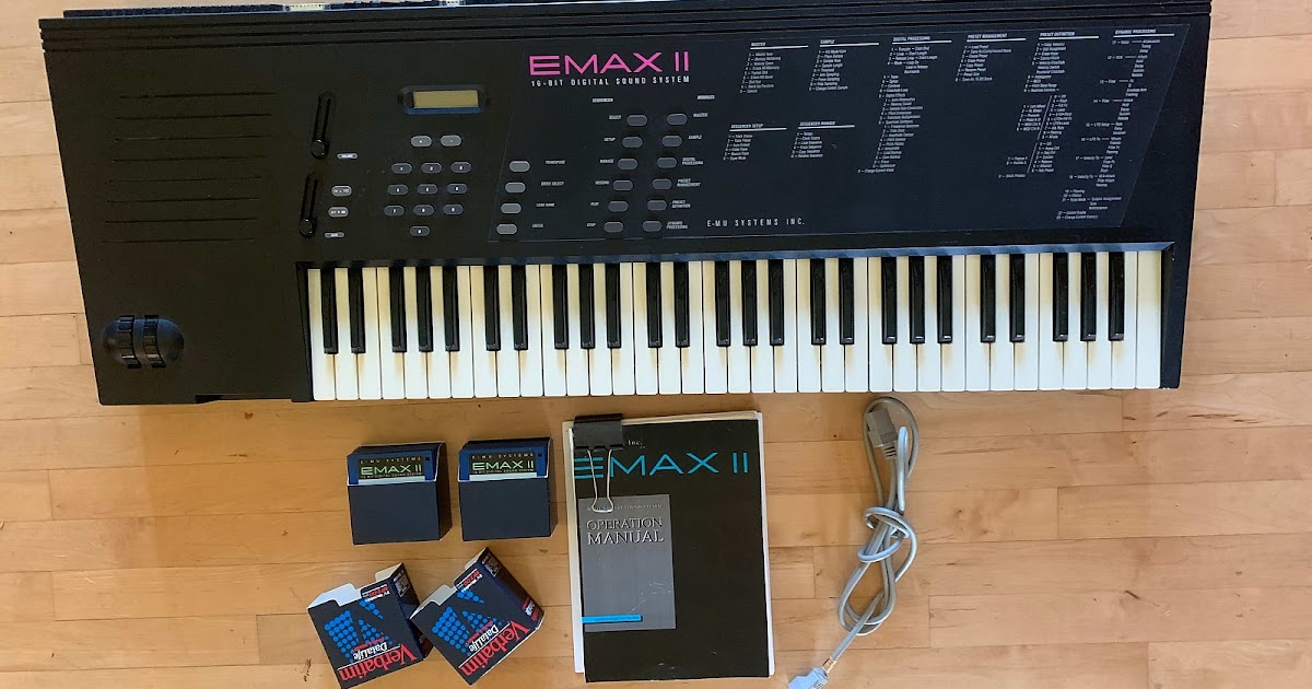 MATRIXSYNTH: E-MU Systems Emax II SN 01100422
