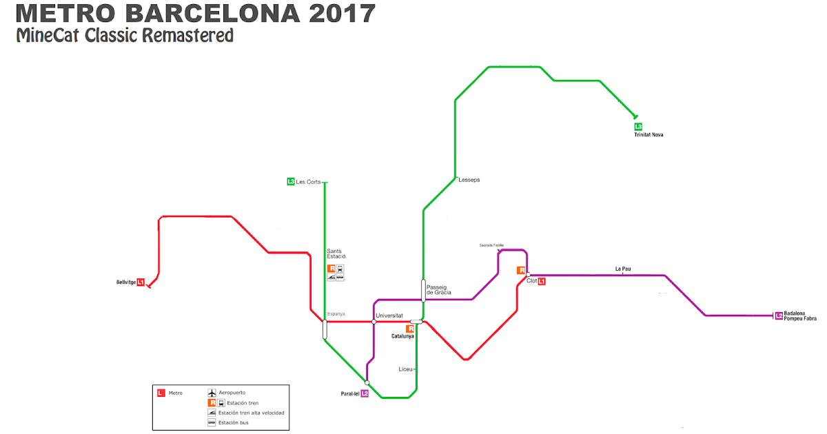 Mapa Metro BCN