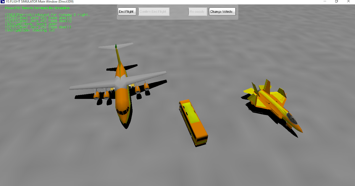 YS Flight Simulator: YSCAS flying