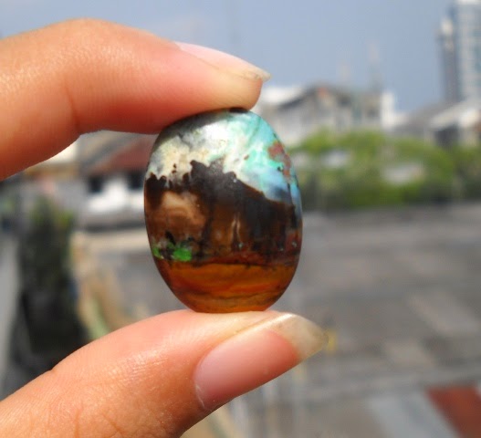 Pesona Batu Akik: BGR28-SOLD- Batu Pancawarna Garut..... Antik Loh