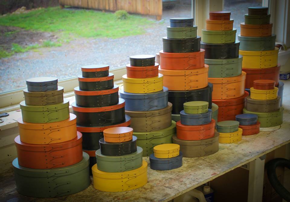 With Hook and Needle: Shaker Boxes