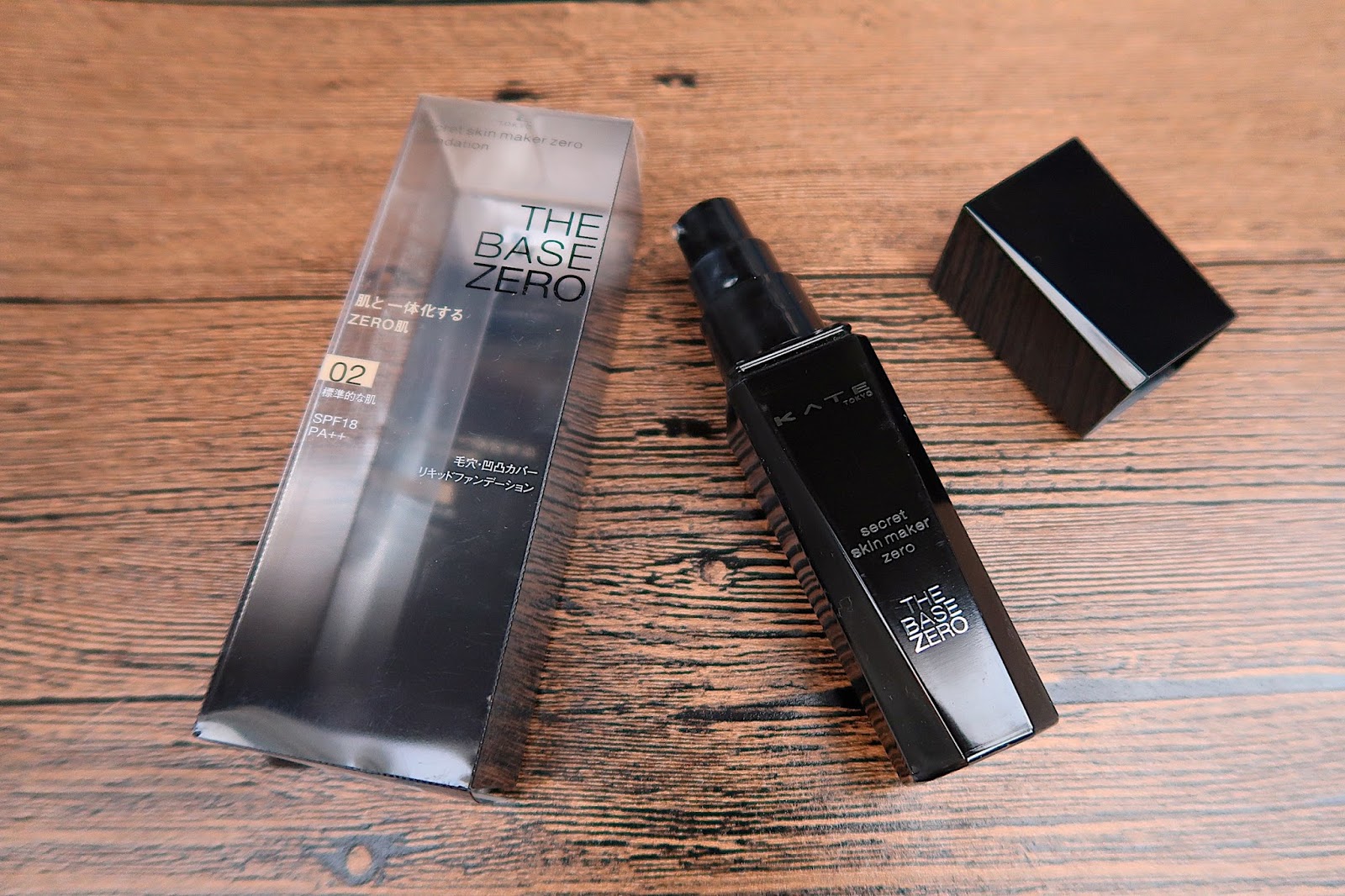 Makeup Secret: 夏天啞緻 foundation「KATE The Base Zero 零瑕肌密粉底液」review