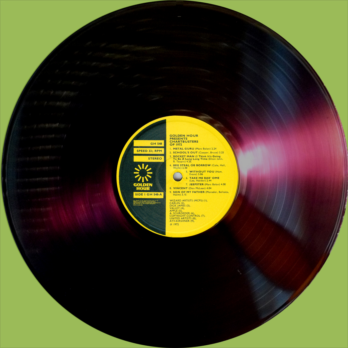 Copycat Cover Records: Another coloured Pye LP