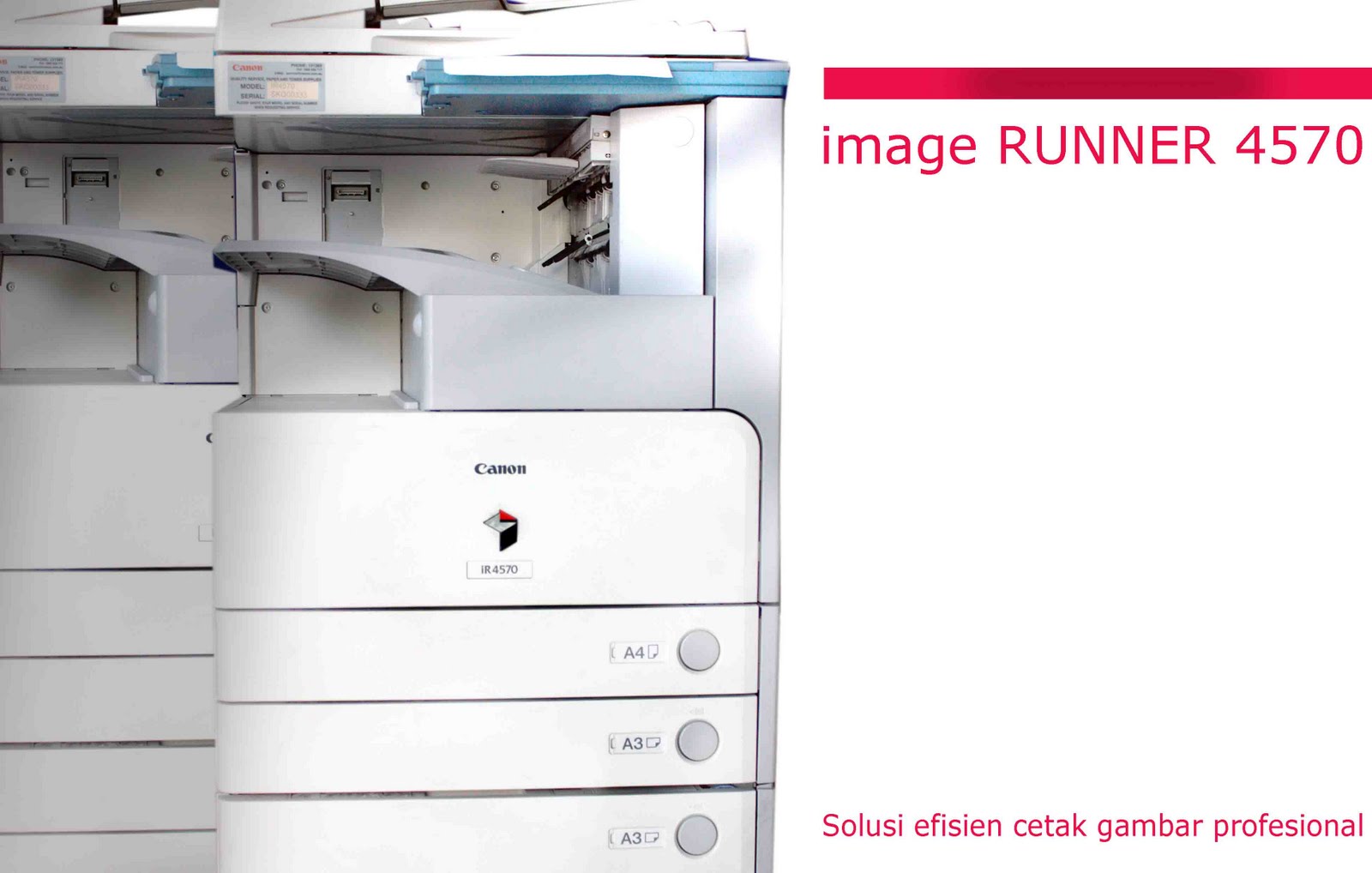 CETAK GAMBAR PROFESIONAL DENGAN CANON IR4570 ~ Mesin Fotocopy