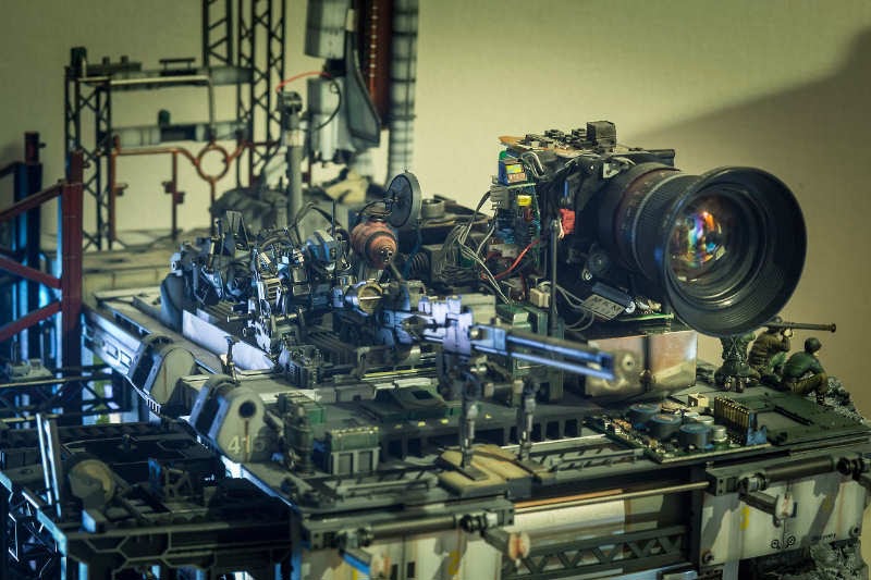 Breathtaking Diorama PC case Modified