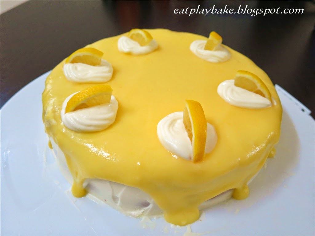 猫兒的天空 Eat.Play.Bake: 英式柠檬蛋糕 English Lemon Gateau