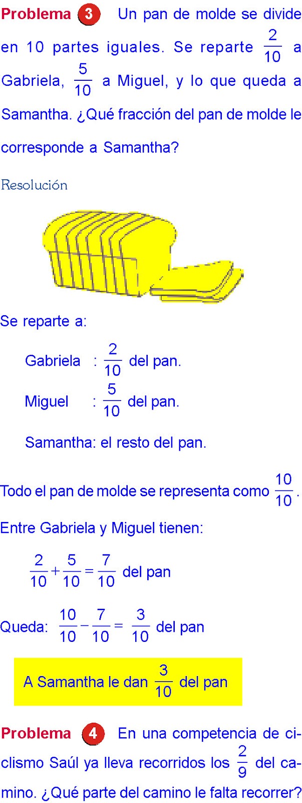 APLICACIÓN DE LAS FRACCIONES HOMOGENEAS EJERCICIOS RESUELTOS DE ...