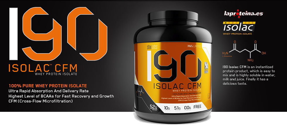LaProteina.es - Starlabs Nutrition I90 Isolac Cfm 1,8 Kg