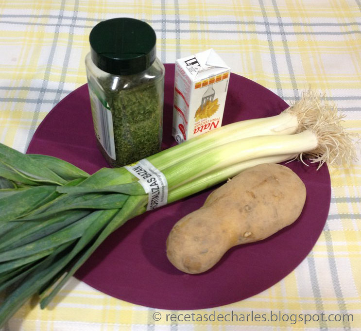 Las recetas de Charles: Sopa de puerros