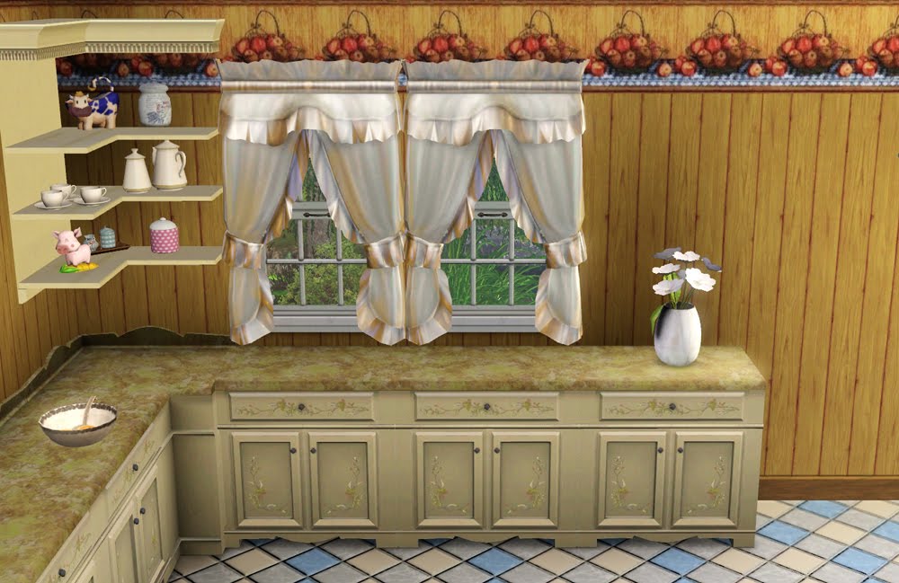 Helen-sims: TS3 Borders fruit - 2 Walls + 30 Patterns