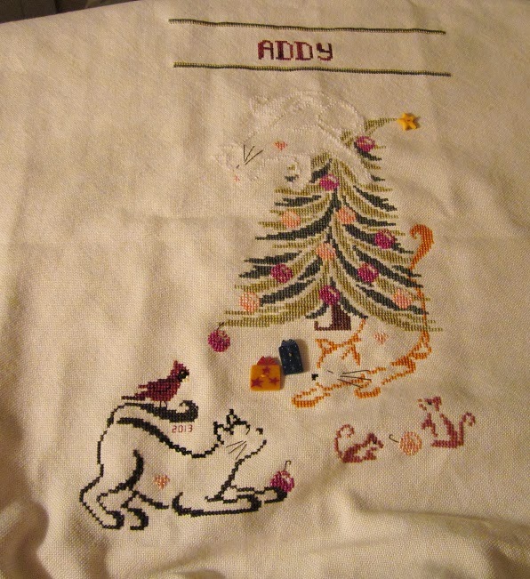 Keep Me In Stitches: Britty Kitty and Puppy Stitching Done