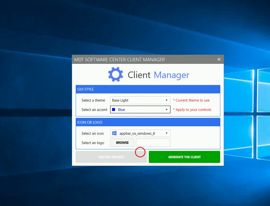 Software Center for MDT: Customize your Client with the Client Manager ...